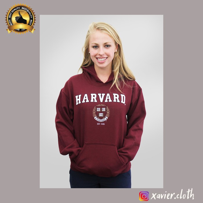Jual Premium Jaket Sweater Hoodie Harvard University - Custom Jaket ...