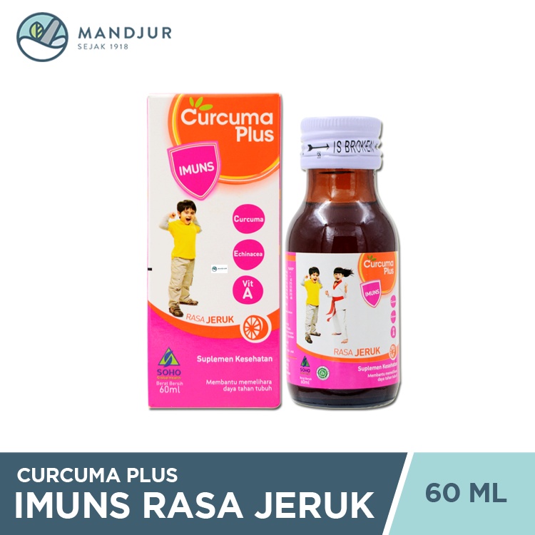 Jual Curcuma Plus Imuns Rasa Jeruk 60 mL - Asupan Penambah Daya Tahan ...
