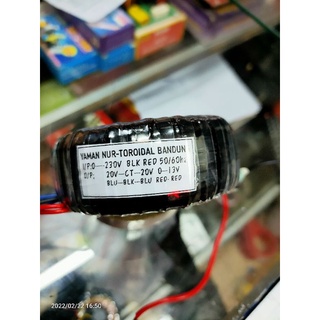 Jual trafo toroidal 20v ct 20v extra 0 13v | Shopee Indonesia