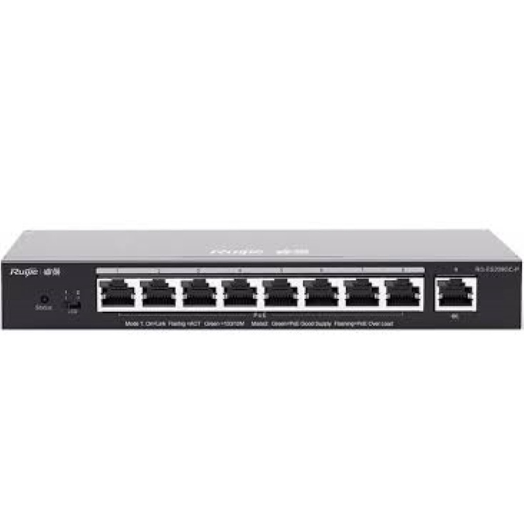 Jual RUIJIE Switch Hub POE RG-ES209GC-P 8port PoE/POE+ Ports,120W PoE ... Jual RUIJIE Switch Hub POE RG-ES209GC-P 8port PoE/POE+ Ports,120W PoE ...