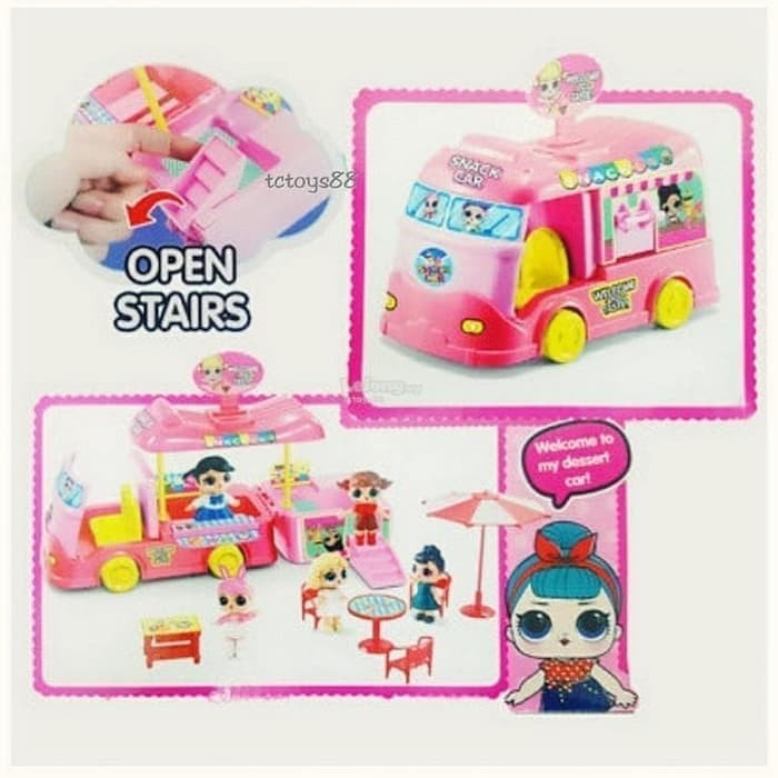 Jual Mainan Mobil LOL SURPRISE TRANSFORM SNACK CAR - LOL SURPRISE 004 ...