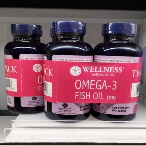 Jual Wellness Omega 3 isi 75 ( banded 2 botol ) | Shopee Indonesia