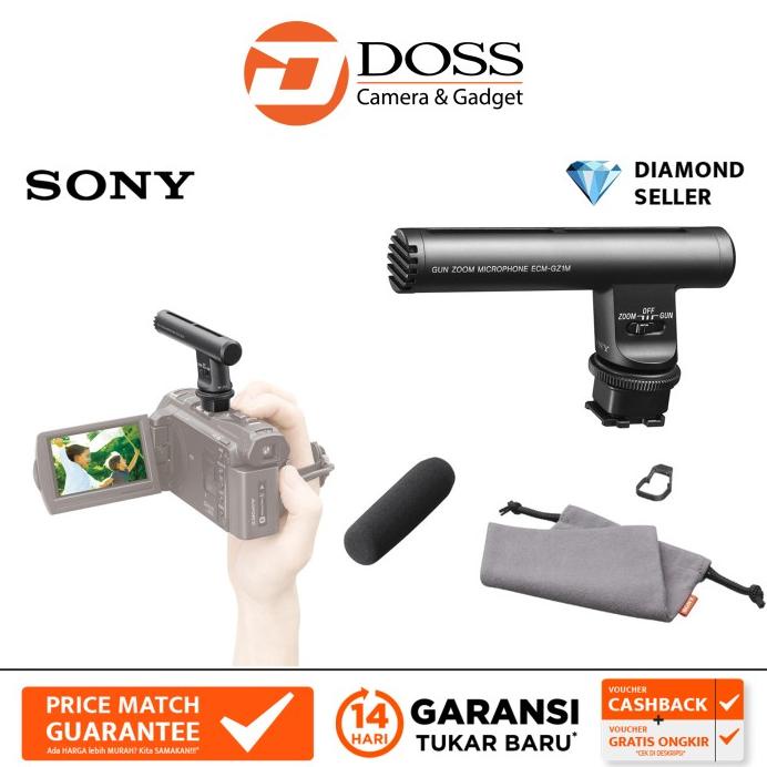 Jual Sony Ecm-Gz1M Zoom Microphone For Cameras Dp | Shopee Indonesia