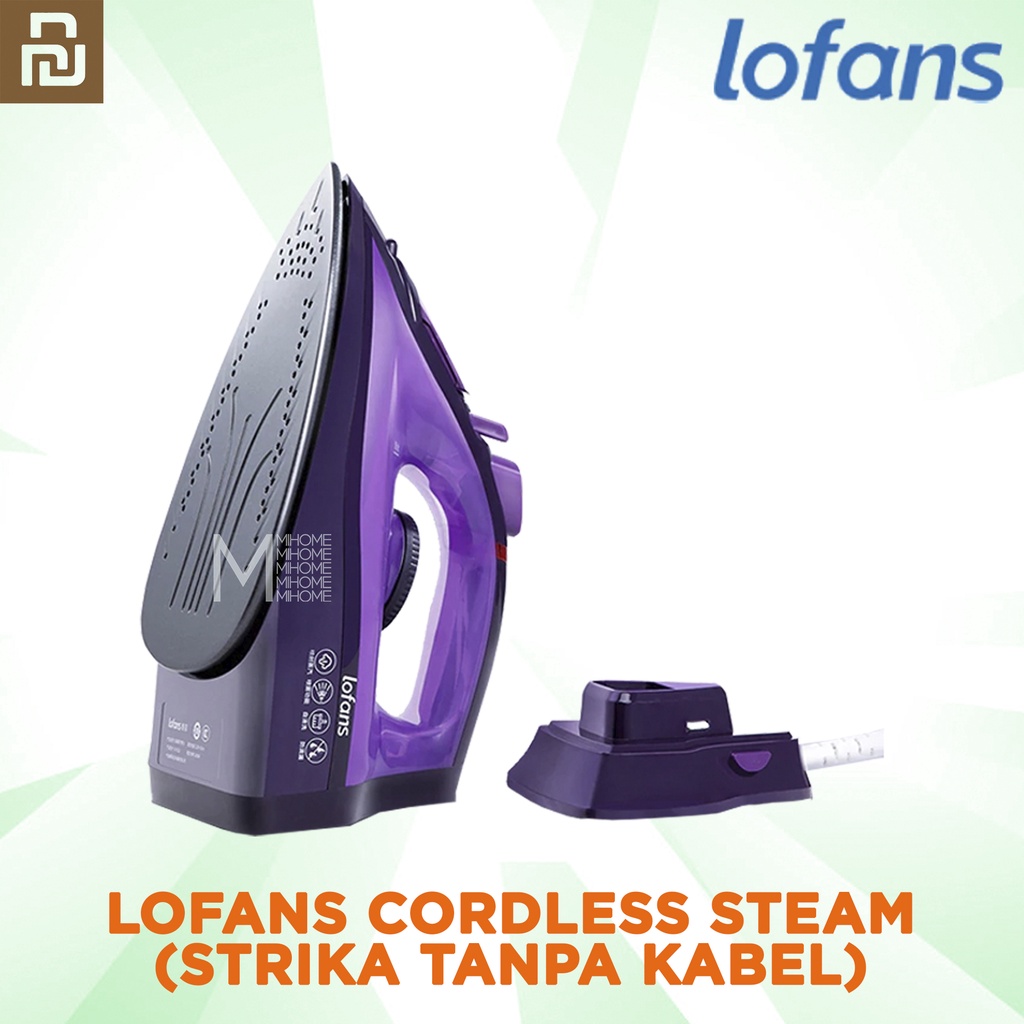 Jual LOFANS Cordless Steam Iron 280ml Water (setrika tanpa kabel ...