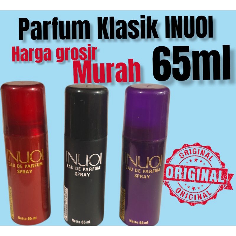 Jual Parfum Pria Wanita Original 65ml INUOI (Hitam, Merah,Ungu ...