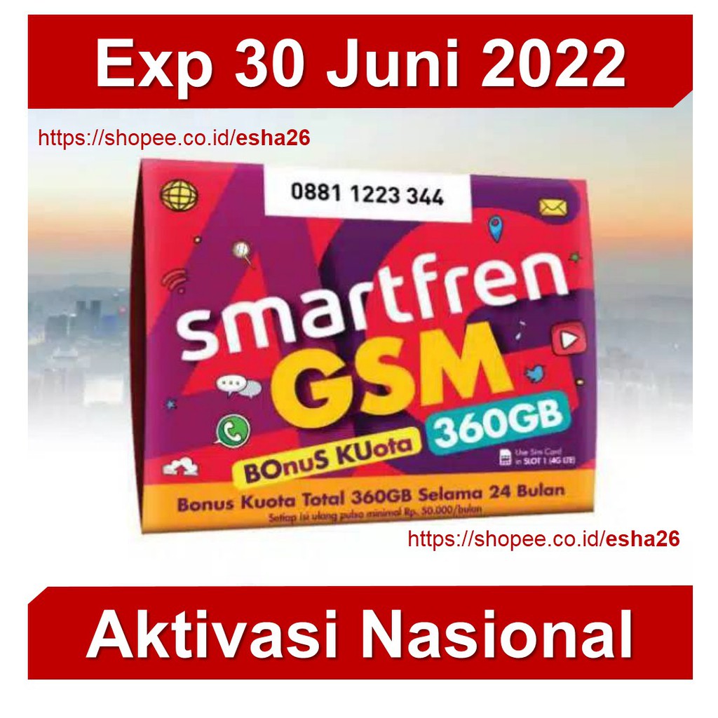 Kartu Perdana Smartfren 4G LTE GSM | Shopee Indonesia