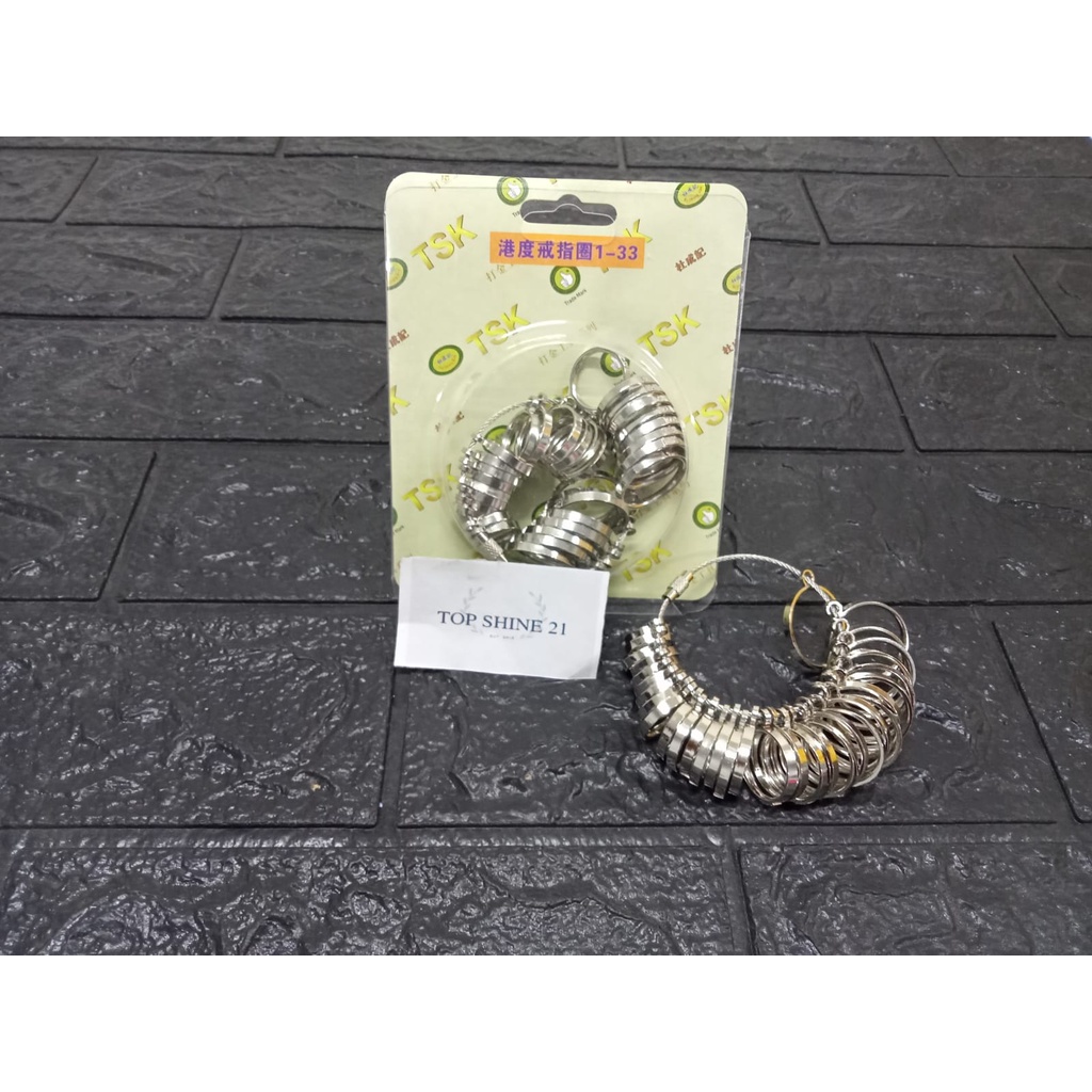 Jual Alat Ukur Cincin Ring Loop Ring Sizer Merk TSK | Shopee Indonesia