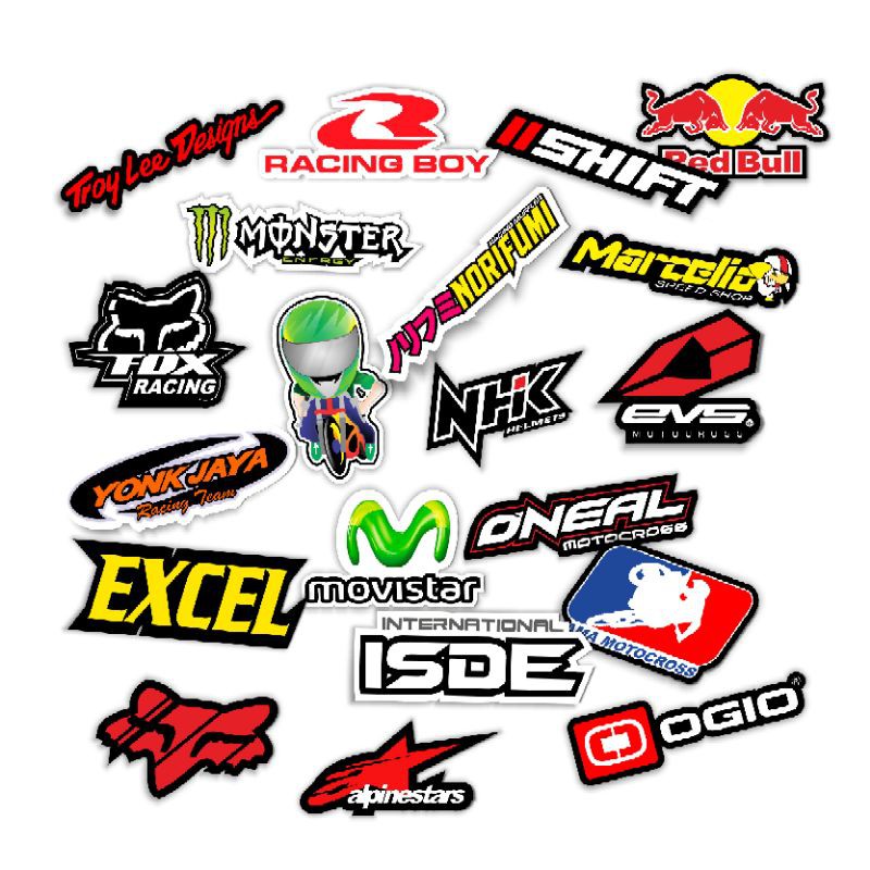 Jual Stiker Racing - Stiker Logo / Brand Otomotif | Shopee Indonesia