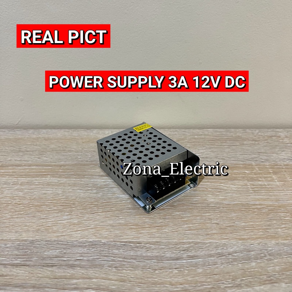 Jual POWER SUPPLY 3 AMPER 12V DC / TRAFO 3A 12V DC / INDOOR | Shopee ...