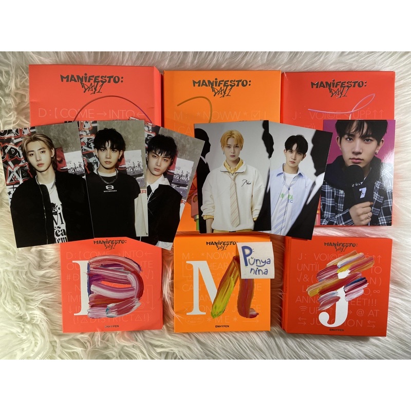 Jual [SALE] ALBUM ONLY ENHYPEN MANIFESTO DAY 1 UNSEALED | Shopee Indonesia
