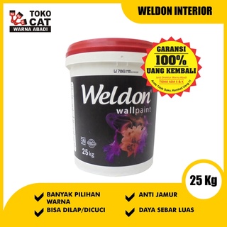 Jual CAT TEMBOK WELDON INTERIOR 25 KG | Shopee Indonesia
