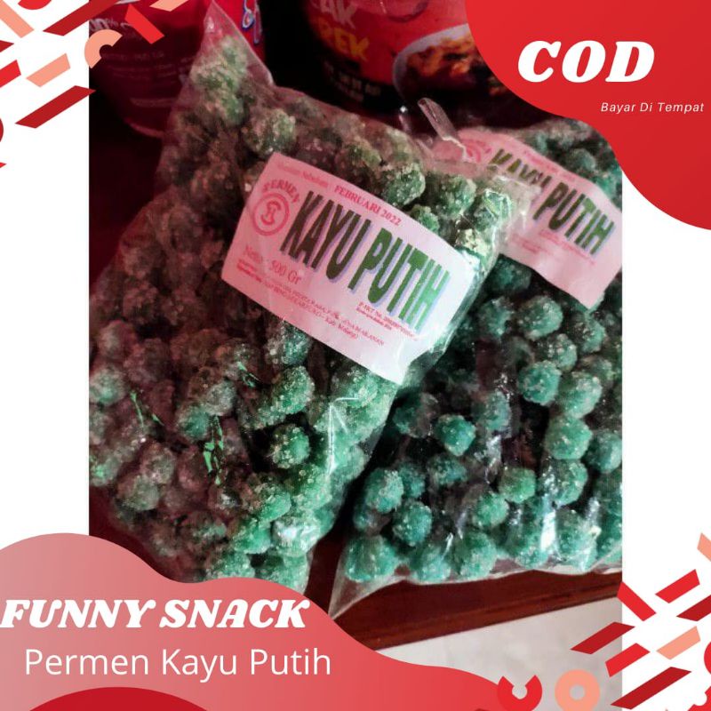 Jual permen kayu putih permen jamu original khas malang 500gr alami ...