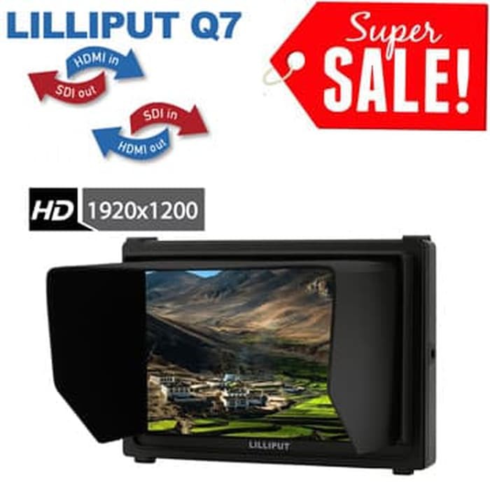 Jual LILLIPUT Q7 7" Full HD SDI/HDMI Field Monitor with Cross Converter ...