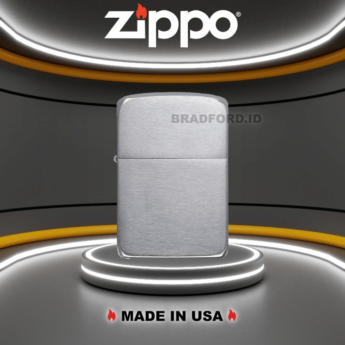 Jual Korek Zippo Brushed Chrome 1941 Replica Original Garansi Resmi USA | Shopee Indonesia