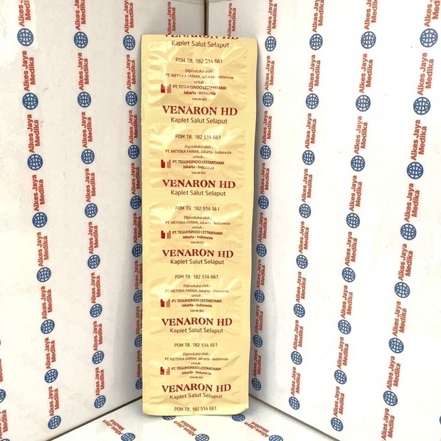 Jual Venaron HD Strip Isi 10 kaplet - Meringankan Gejala Wasir | Shopee ...