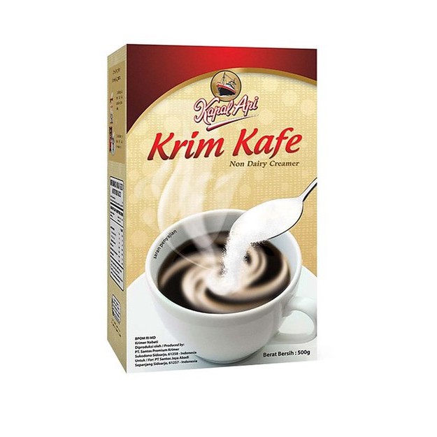 KRIMER KOPI KAPAL API KRIM KAFE 500 GR NON DAIRY CREAMER SUSU BUBUK ...