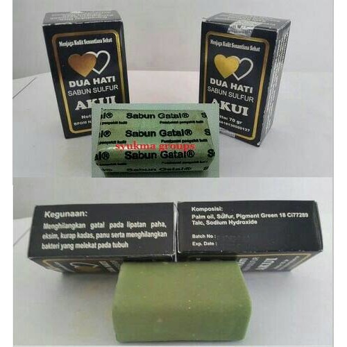 Jual SABUN SEGALA GATAL SULFUR BELERANG AKUI DUA HATI. ORIGINAL 100% ...