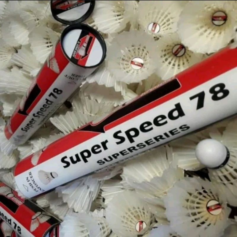 Jual Shuttlecock badminton super speed 78 kok bulutangkis speed 78 ...