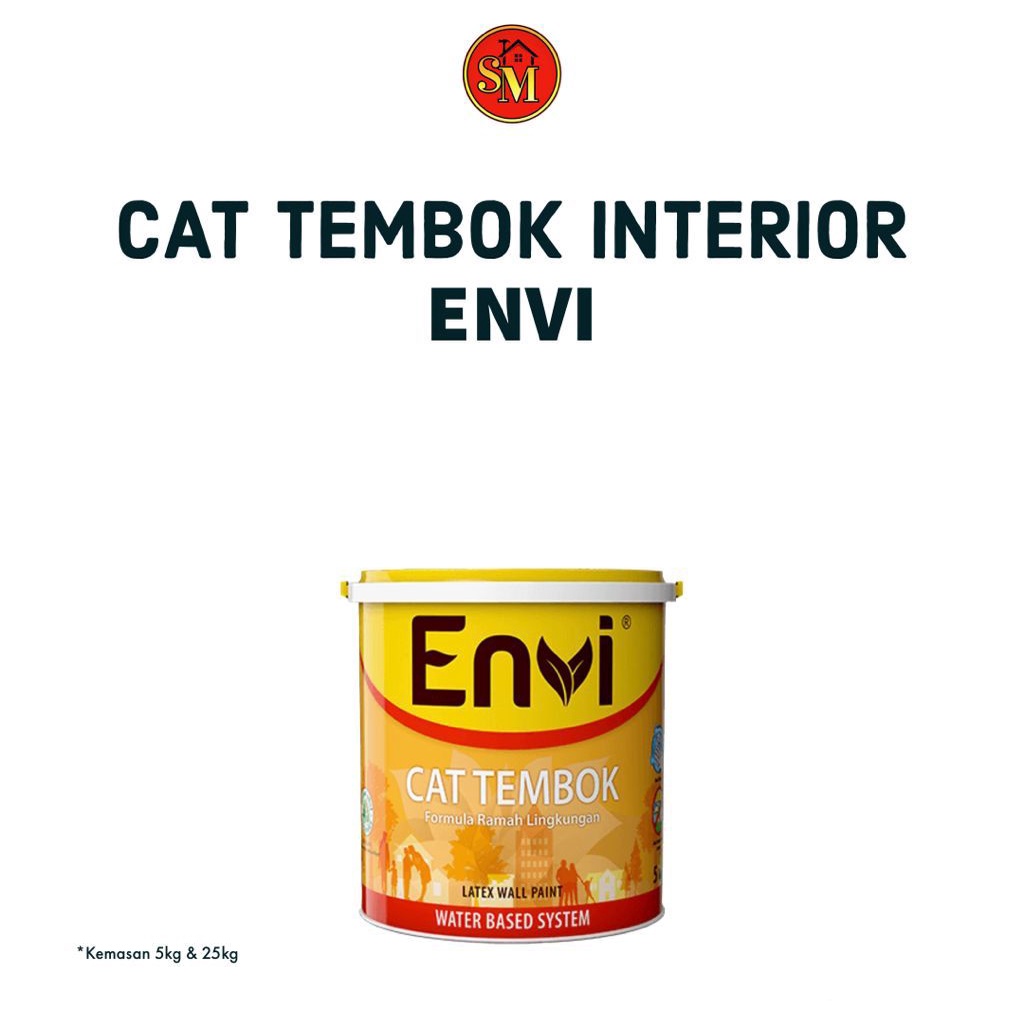 Jual Envi cat tembok interior 5kg | Shopee Indonesia