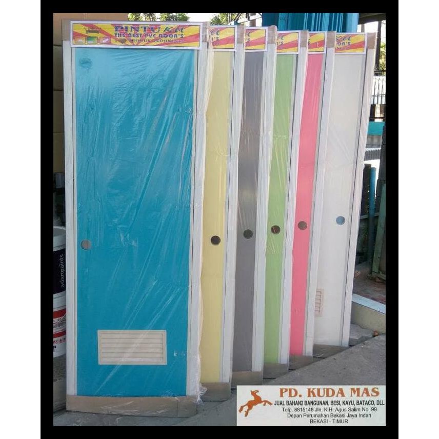 Jual PINTU PVC KAMAR MANDI POLOS WARNA | Shopee Indonesia