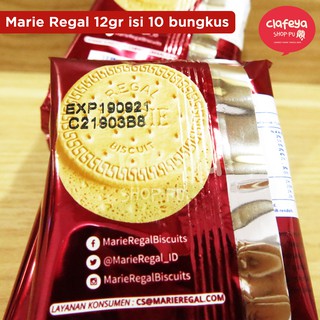 Marie Regal Sachet Renceng 12gr isi 10 bungkus/ Regal Biskuit Marie ...