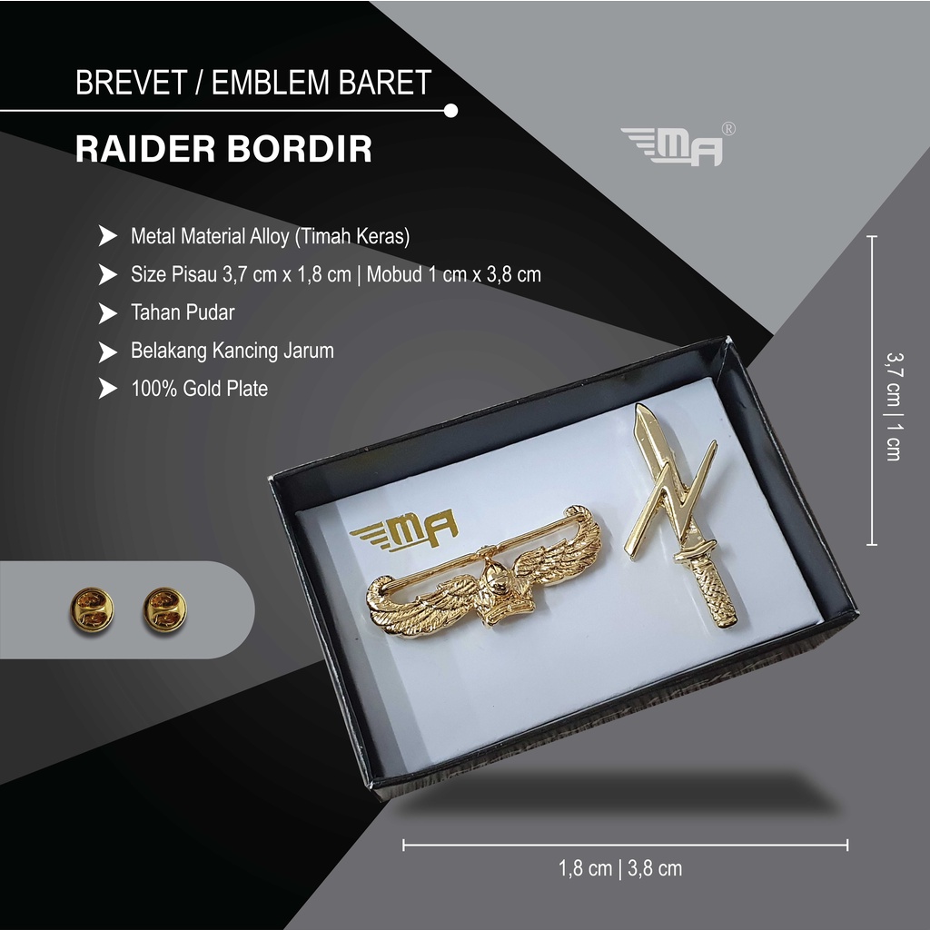 Jual BREVET BRIVET EMBLEM RAIDER BORDIR | Shopee Indonesia