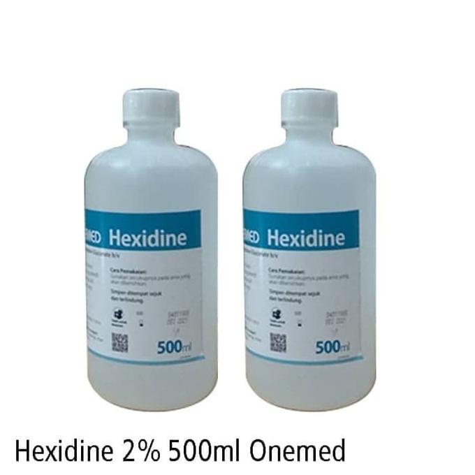 Jual Cairan Dental Hexidine 2% 500ml Onemed Dental | Shopee Indonesia