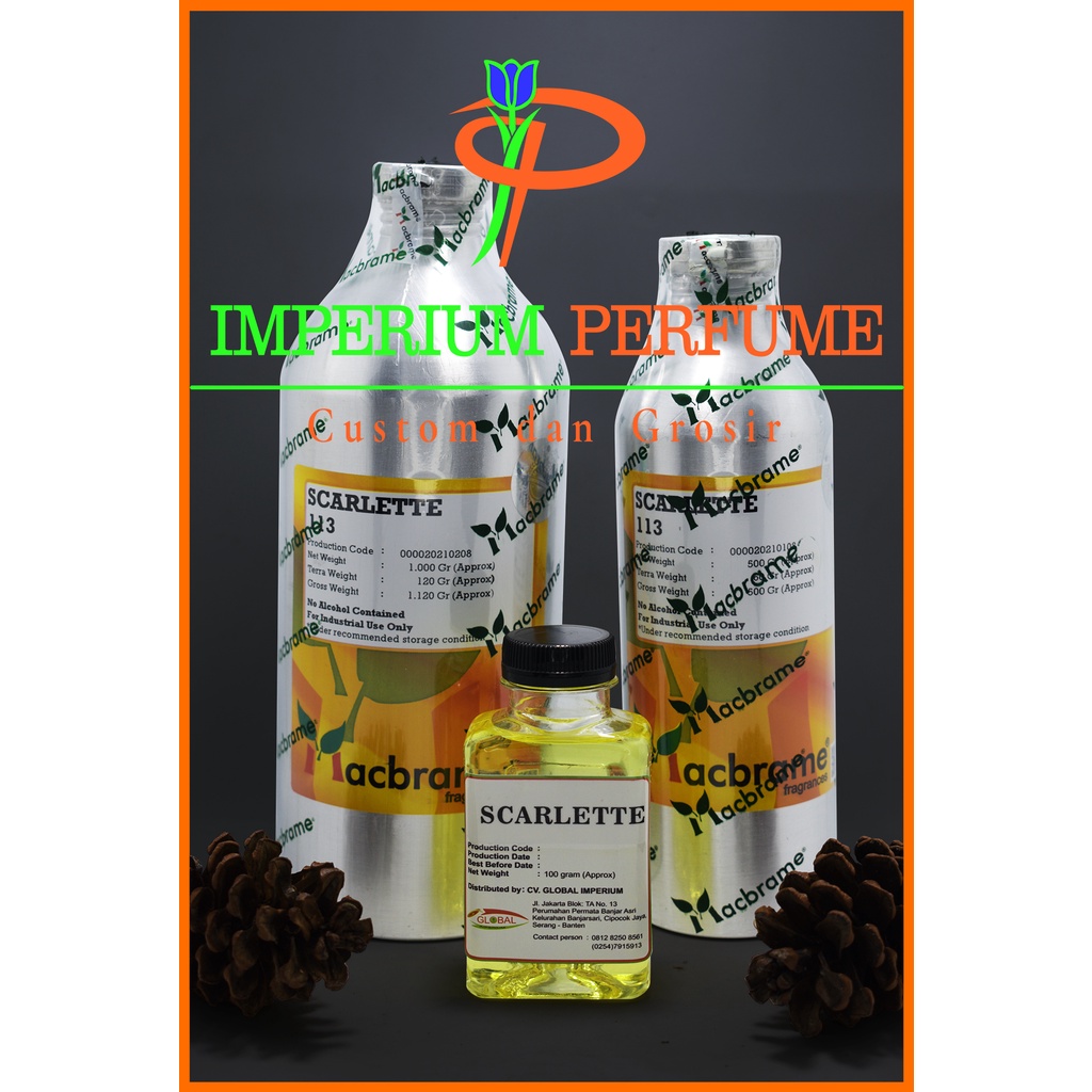 Jual SCARLETTE BIBIT PARFUM MURNI BY MACBRAME 1 KG. (SCARLET CARCHAREL ...