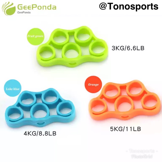 Jual Finger Hand Grip Latihan Jari Exercise Forearm Climber Silicone ...