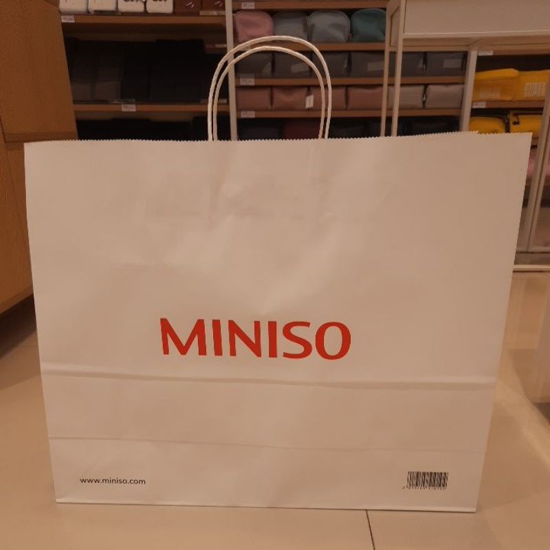 Jual Paper Bag miniso | Shopee Indonesia