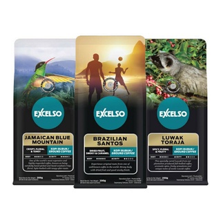 Jual kopi excelso luwak Toraja @200 gram (kopi bubuk/ground coffee ...