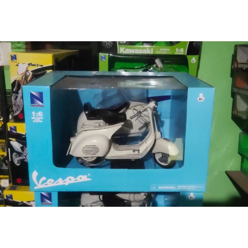 Jual Diecast Miniatur Motor Vespa 150 VL 1T Sespan Replika Diecast ...