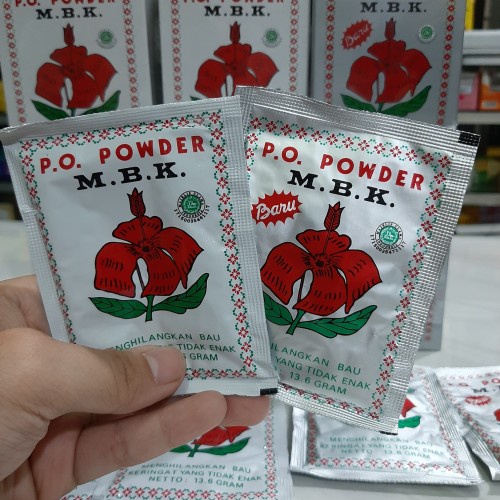 Jual P.O Powder MBK ( M.B.K ) Bedak Putih - Silver ( Bedak Ketiak ...