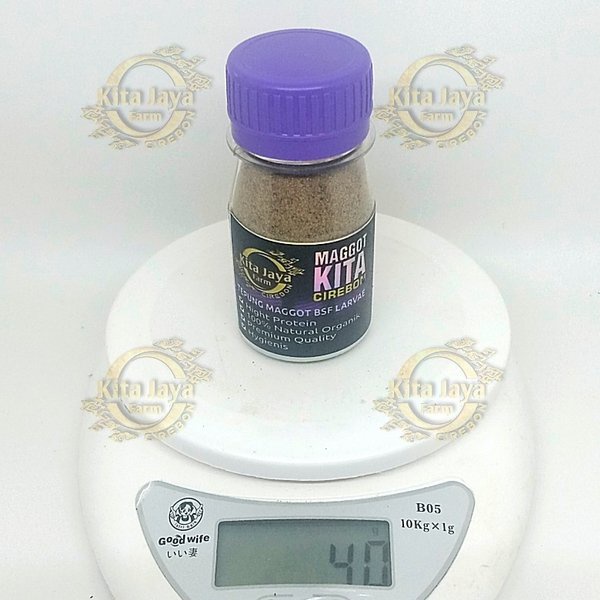Jual Tepung Maggot 25gr ORIGINAL pengganti cacing sutra, kutu air ...