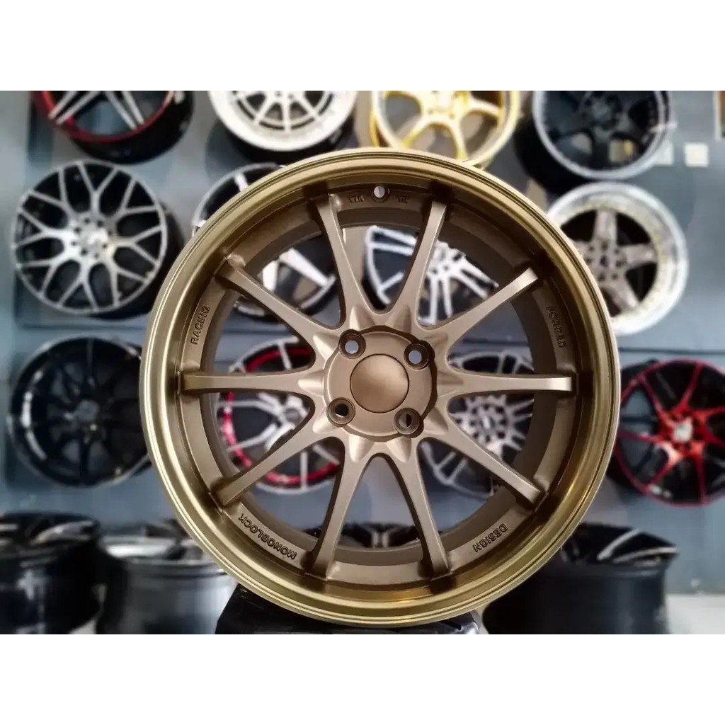Jual Velg Mobil Rays CE28 Ring 17x7.5 Pcd 4x100 ET.42 Matt Bronze Coanting Lip | Shopee Indonesia