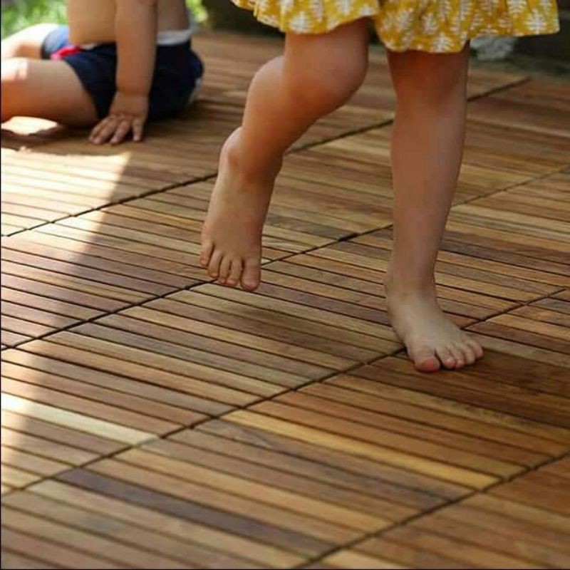 Jual Ubin Kayu / Lantai Kayu / Decking tile / Fooring TERMURAH ...