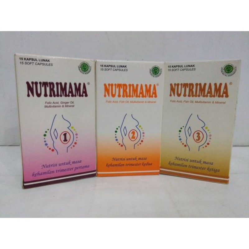 Jual NUTRIMAMA / Vitamin Ibu Hamil / Trimester 1, Trimester 2, Trimester 3 | Shopee Indonesia