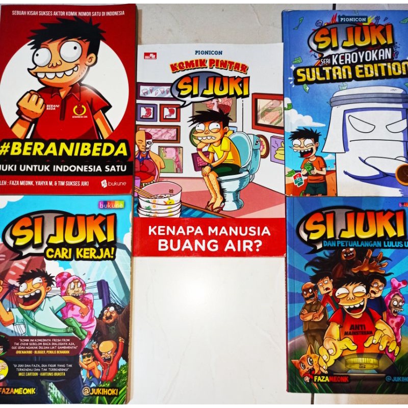 Jual Paket isi 5 Buku KOMIK - SI JUKI (preloved) Indonesia|Shopee Indonesia