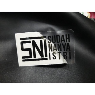 Jual STICKER TRANSPARAN SNI ISO Sudah Nanya Istri Sudah Oke Indonesia ...
