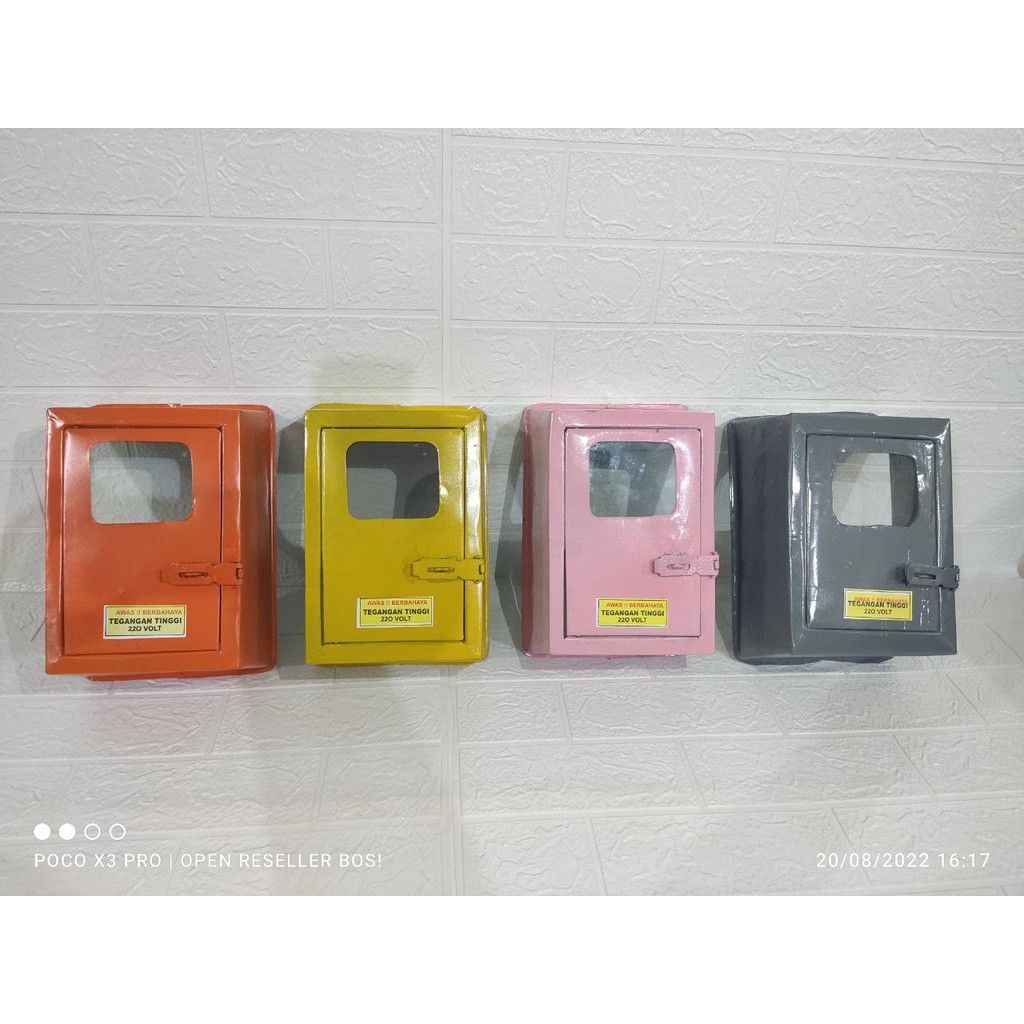 Jual Box Kwh Pascabayar Model Pulsa Box Tutup Meteran / Tutup box Pulsa ...