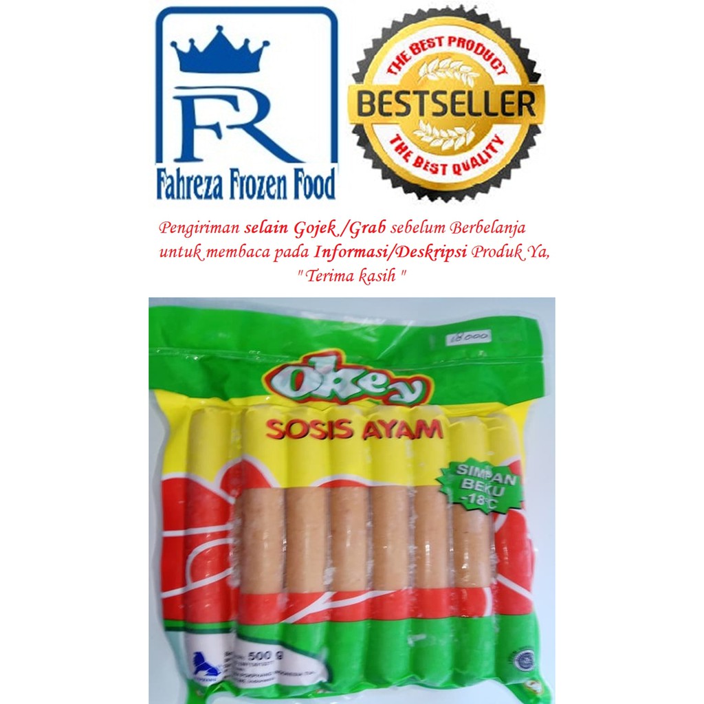 Okey Sosis Ayam 500 Gram harga promo | Shopee Indonesia