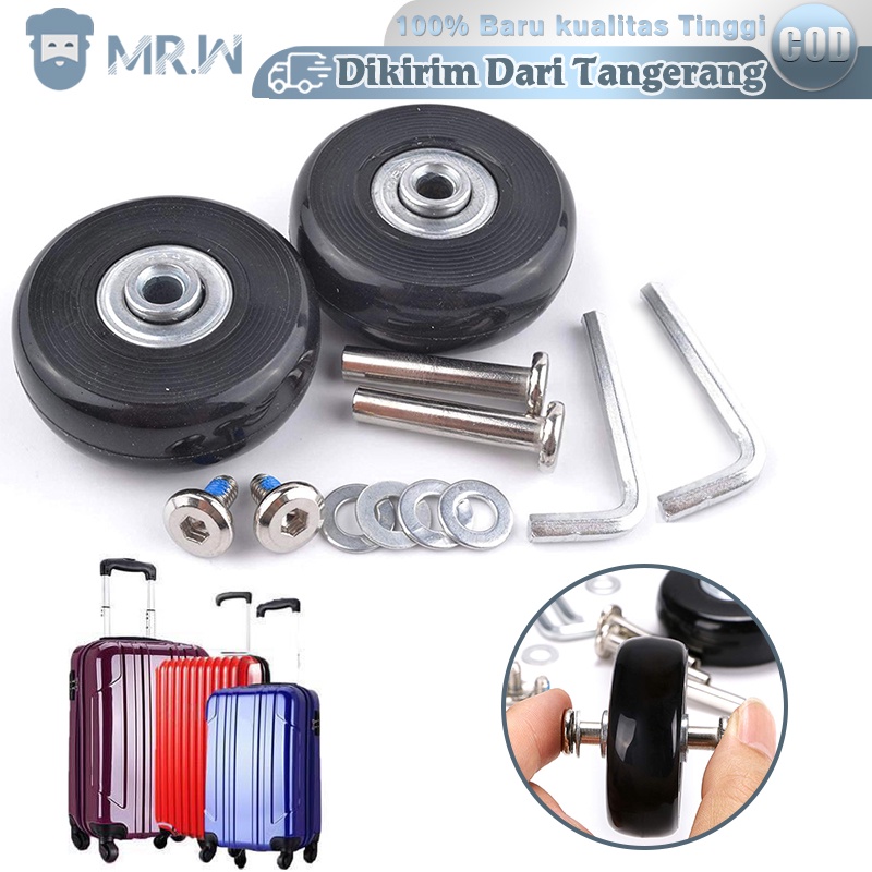 Jual 2pcs/Set Roda Koper Pengganti 40 45 50mm Luggage Replacement Wheel ...