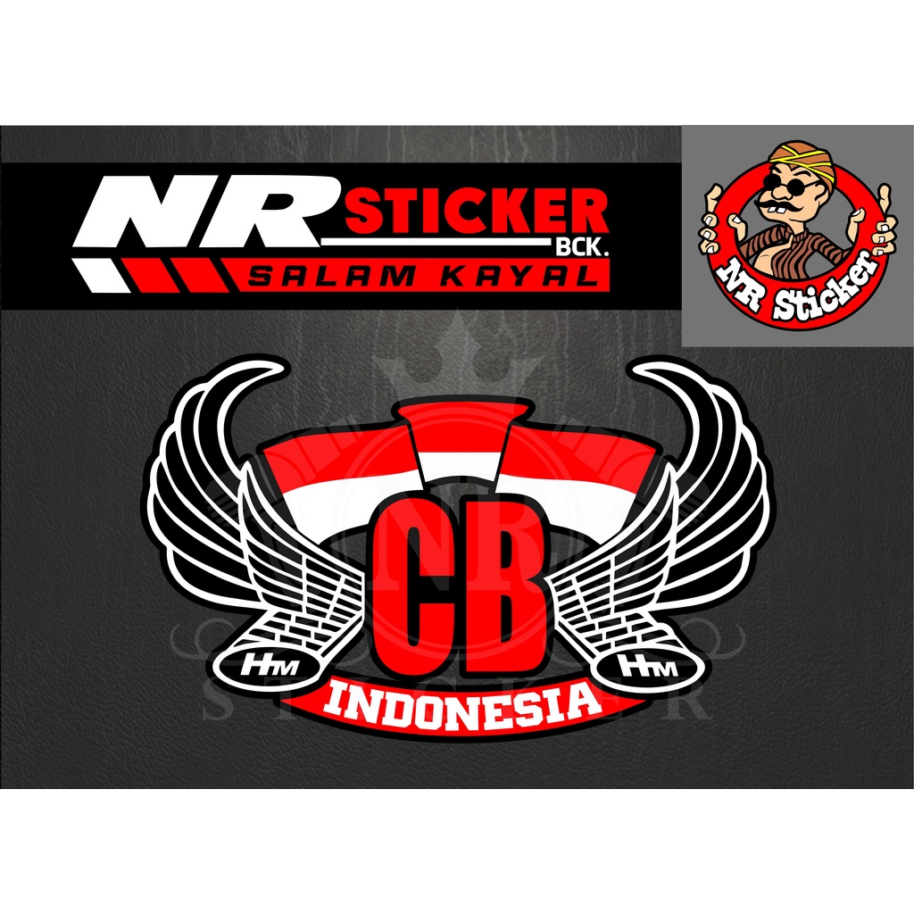 Jual Sticker Logo CB Indonesia 50x78 | Shopee Indonesia