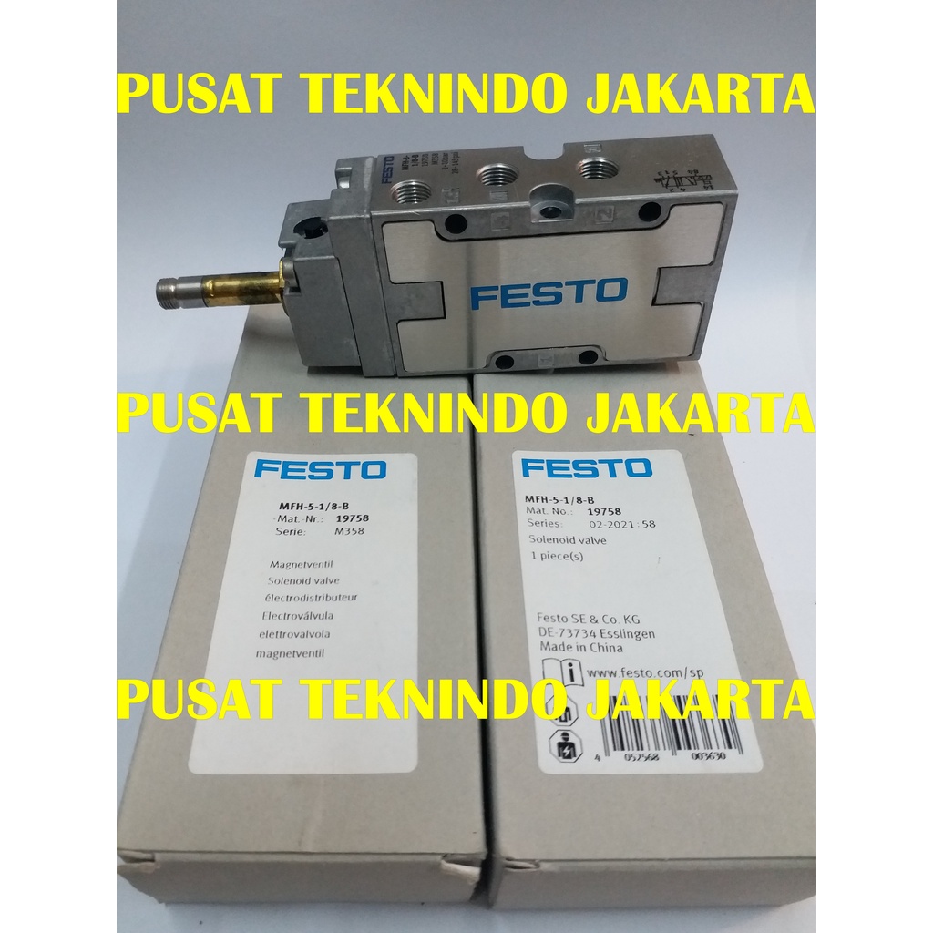 Jual SOLENOID VALVE FESTO MFH-5-1/8-B PN 19758 PORT 1/8" | Shopee Indonesia