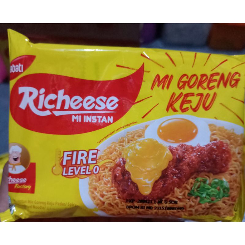 Jual Richeese mie instan mie goreng keju 74g | Shopee Indonesia