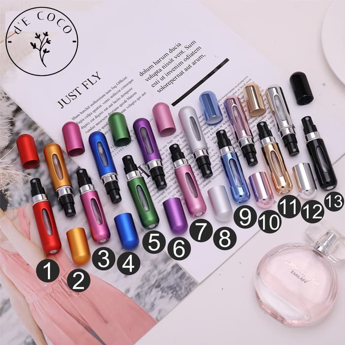 Jual Botol spray isi ulang parfum transparan atomizer perfume Refill ...