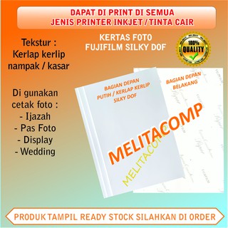 Paper Kertas foto fujifilm doff 5R paper photo silky dof | Shopee Indonesia