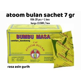 Jual BUMBU ATOM BULAN SACHET 7 GRAM | Shopee Indonesia