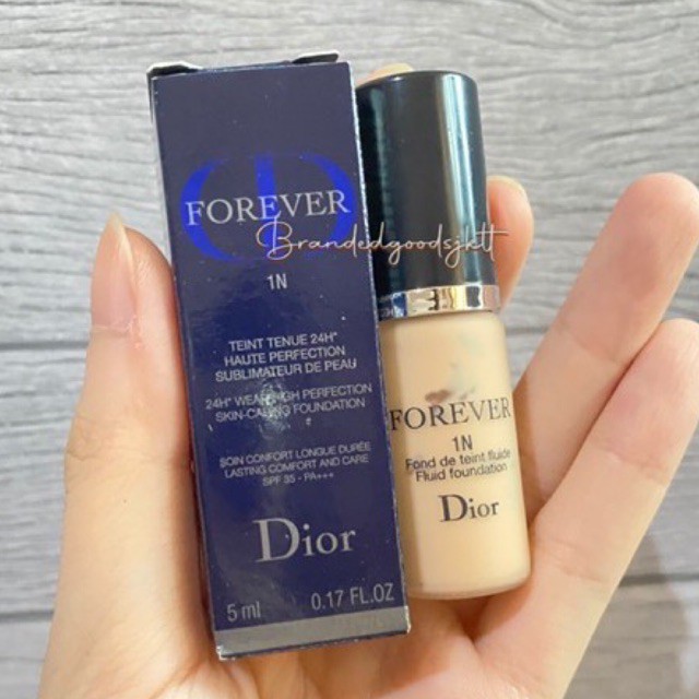 Jual DIOR FOREVER FOUNDATION SKIN GLOW MATTE 1N 2N 5ML SAMPLE | Shopee Indonesia