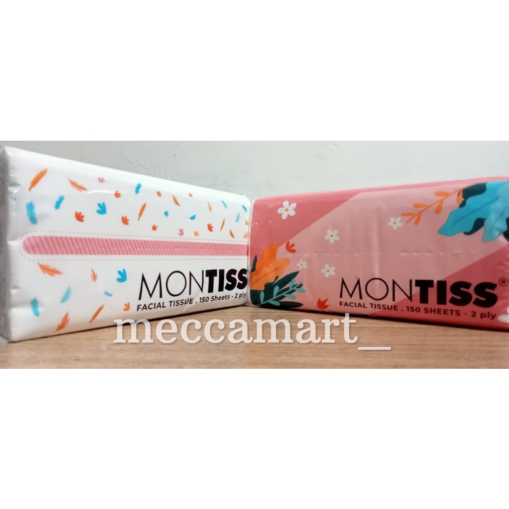 Jual Tisue Terlaris!!! Tissue Montis facial 150 sheet 2ply | Shopee ...